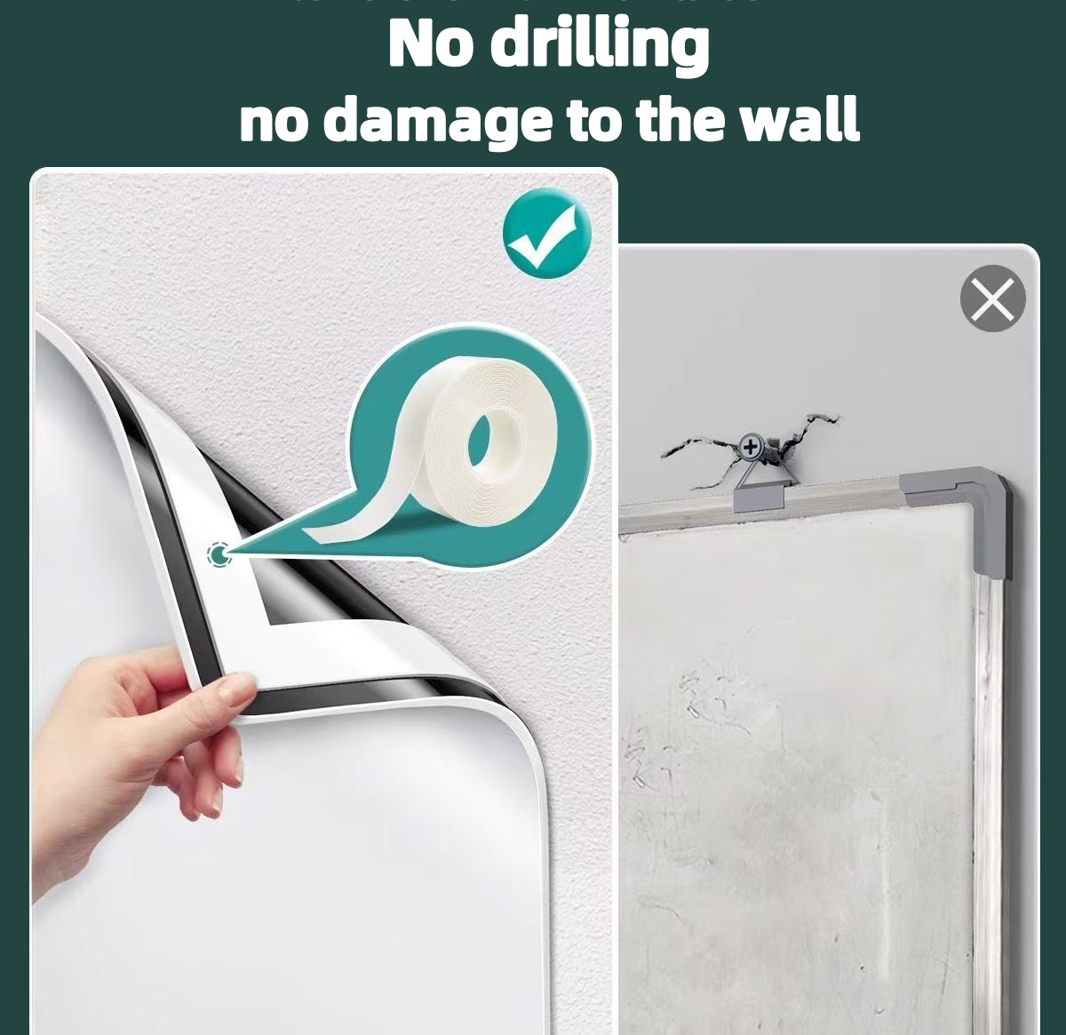 【SG】Removable magnetic whiteboard wall sticker suitable for office use ...