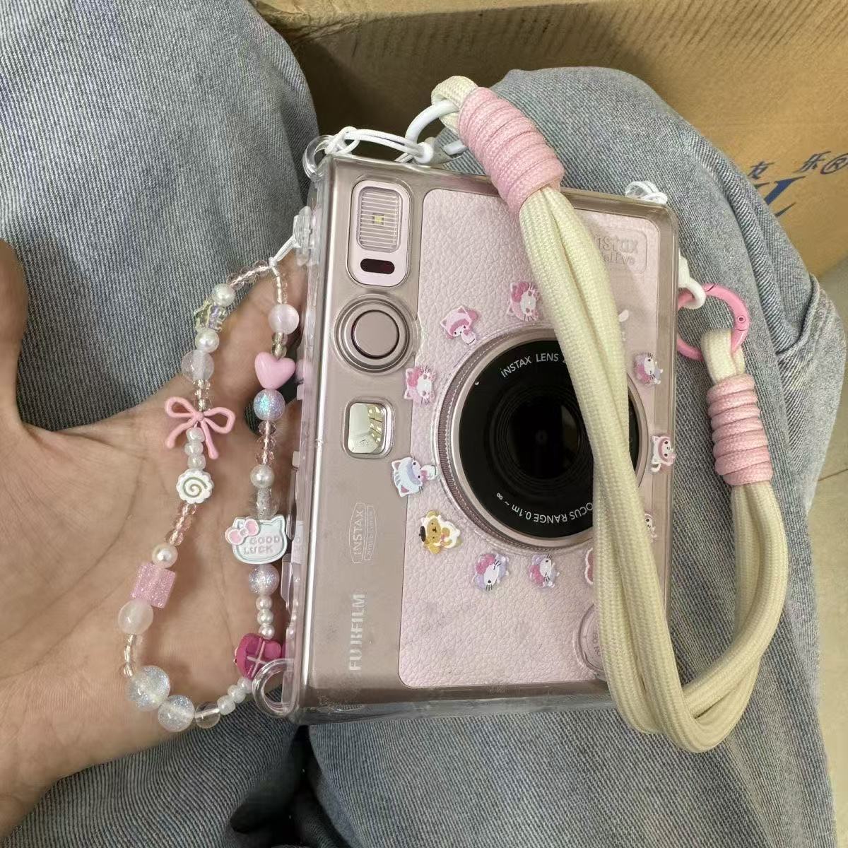 [New] Instax Mini EVO Transparent Case Crystal Case Camera Protective ...