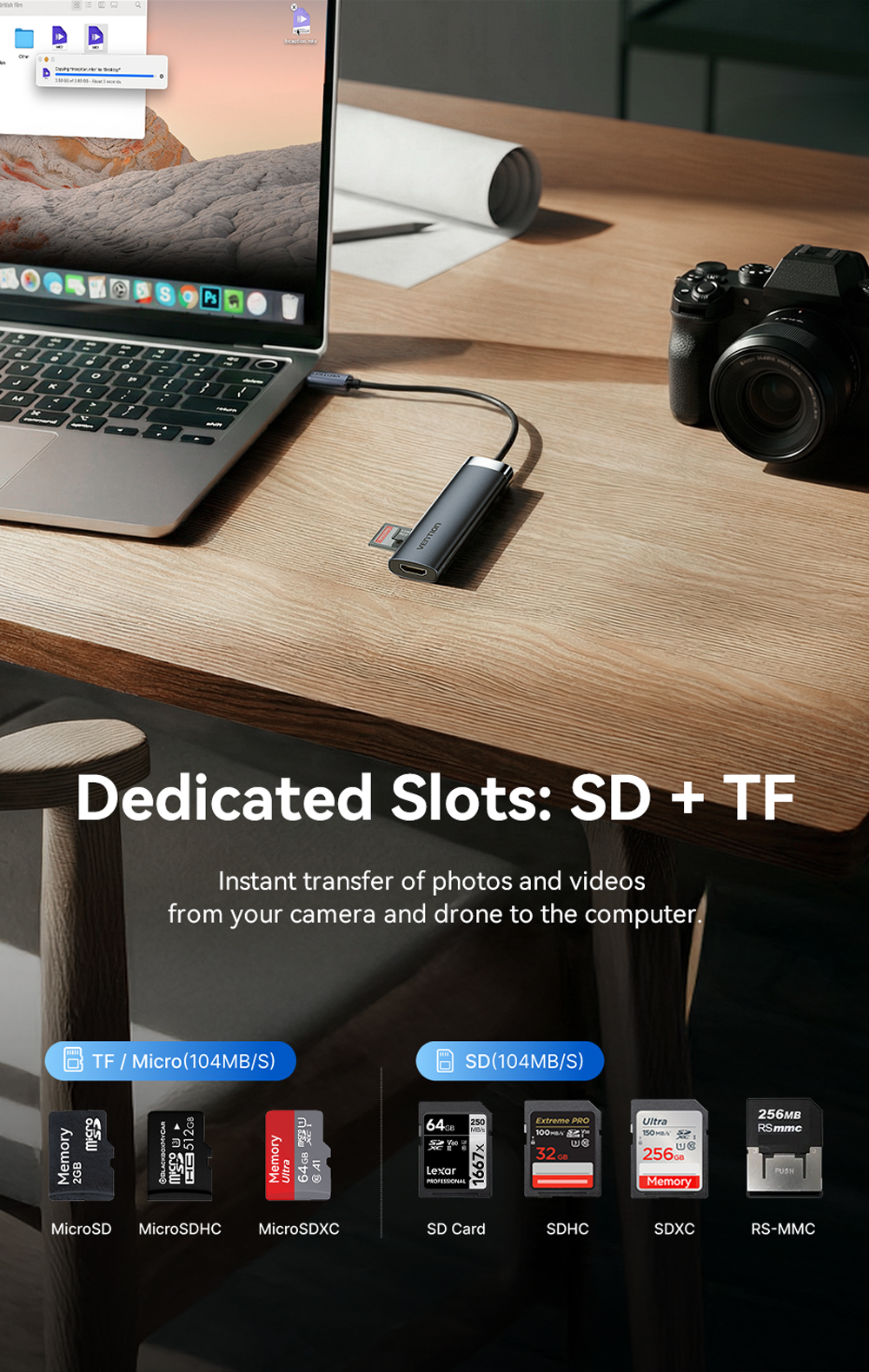 Vention Type-C Docking Station 4K 6-in-1 Multi-Port Hub for Laptops ...