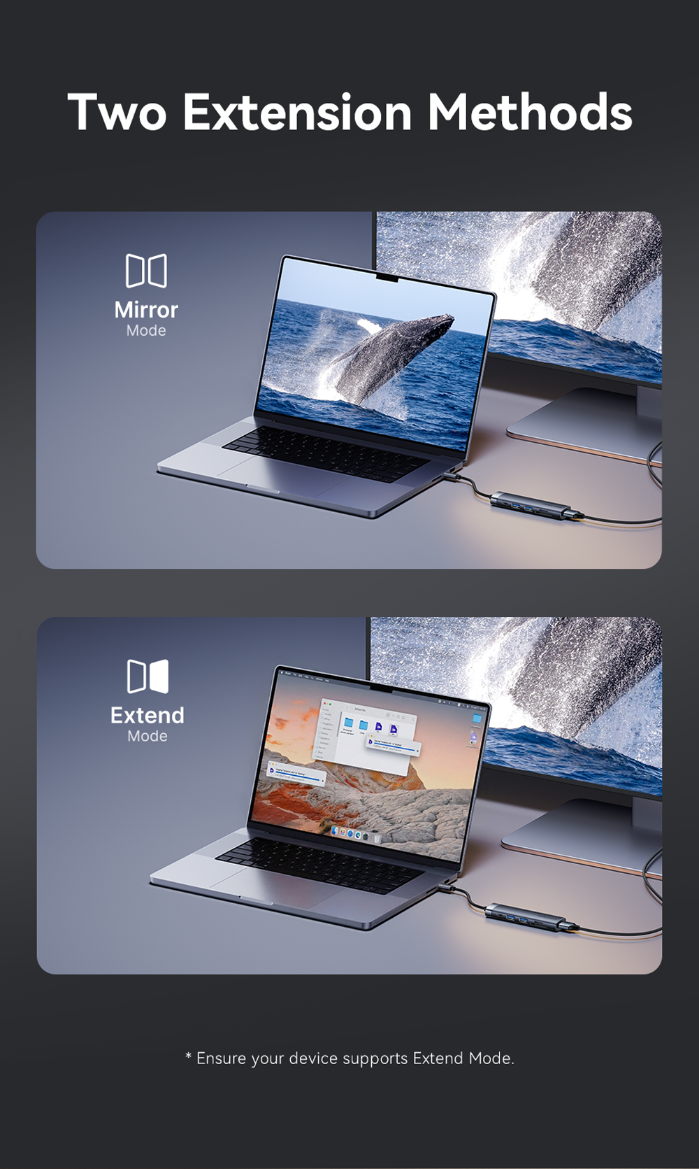 Vention Type-C Docking Station 4K 6-in-1 Multi-Port Hub for Laptops ...