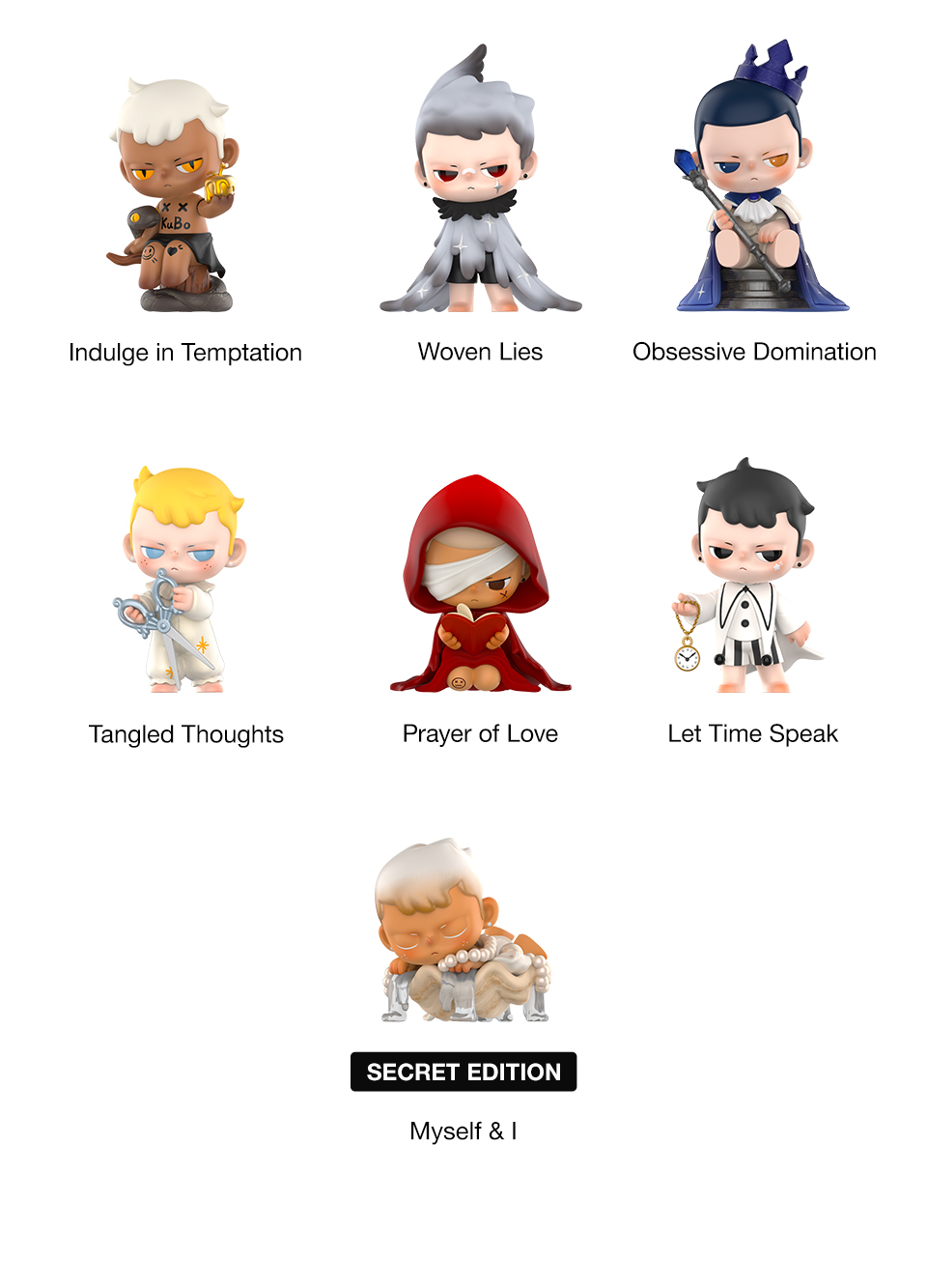 POP MART KUBO Angel's Poem Series Figures（whole set） | Shopee Singapore