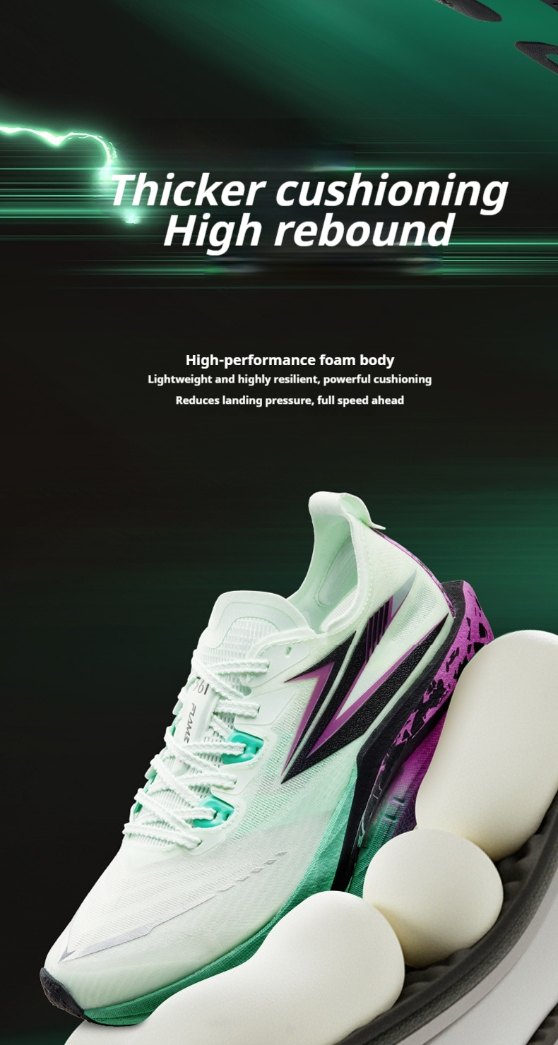 361 Degrees Flame 5.0 Men Women Professional Marathon Racing Running ...