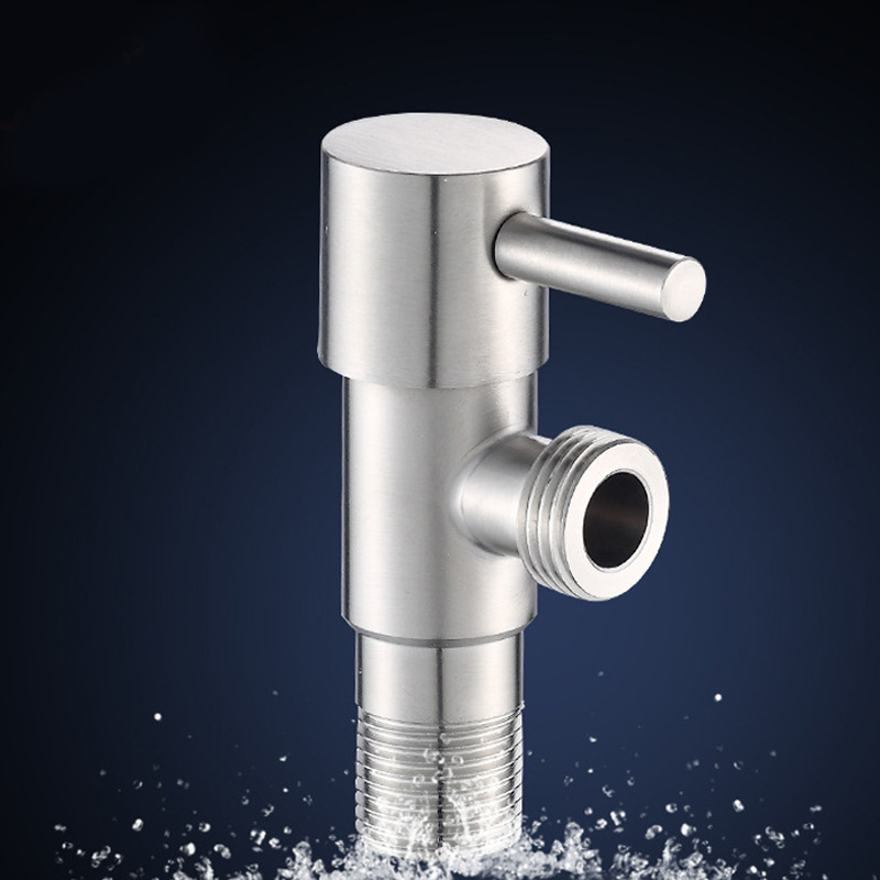 Octagonal 304 Stainless Steel Angle Valve, Hot & Cold for Water Heater ...