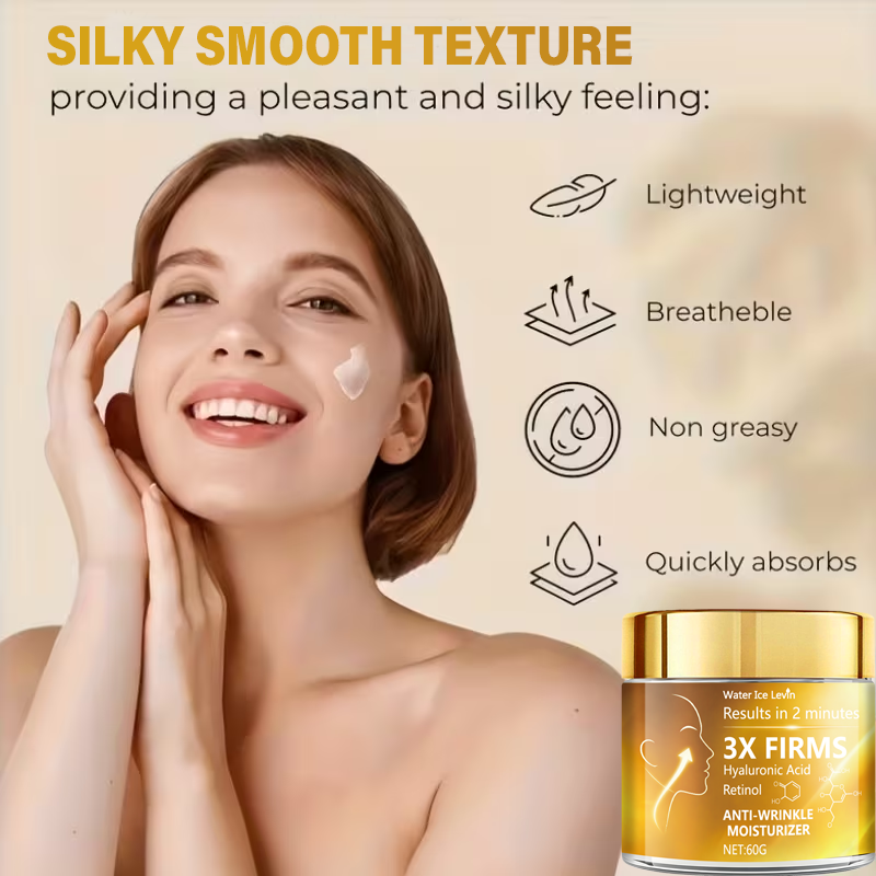 Water Ice Levin 2-Minute 3X Firming Moisturizer | Hyaluronic Acid ...