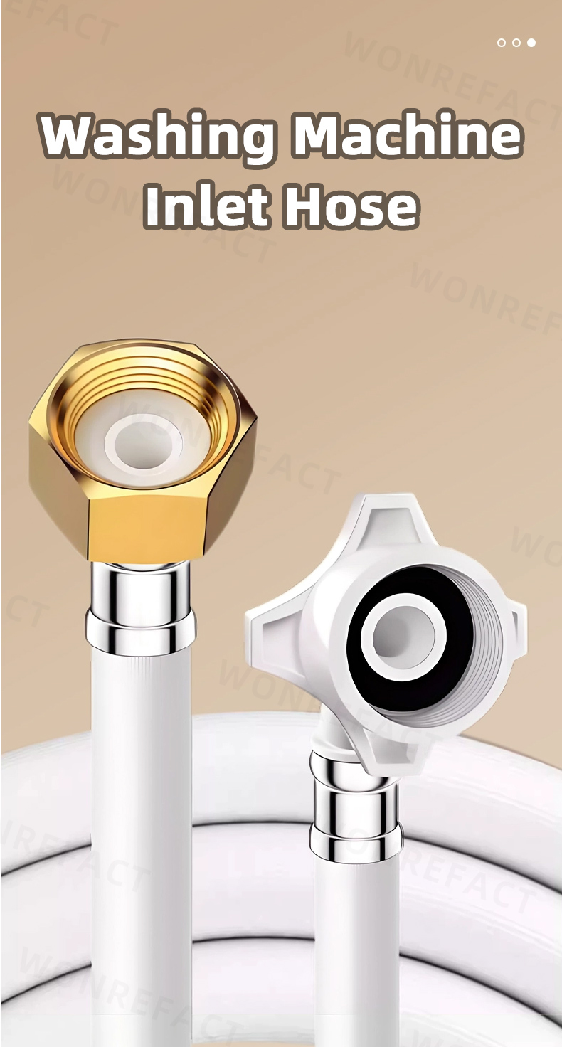 Washing Machine Water Inlet Hose Washer Long Pipe Tube Connector Kit ...