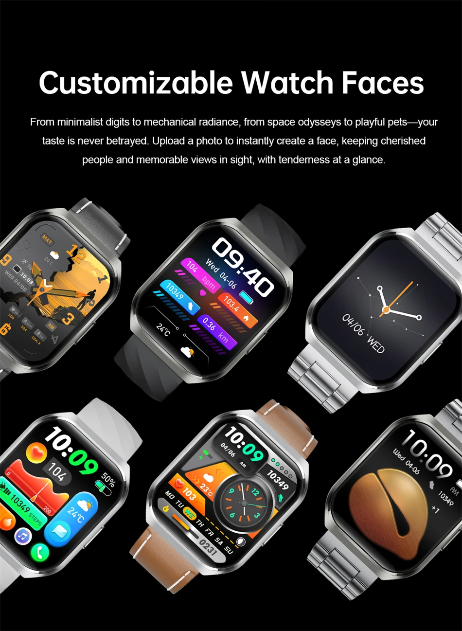 2026 New Smart Watch Man 1000mAh Long Standby Outdoor Smartwatch Men ...