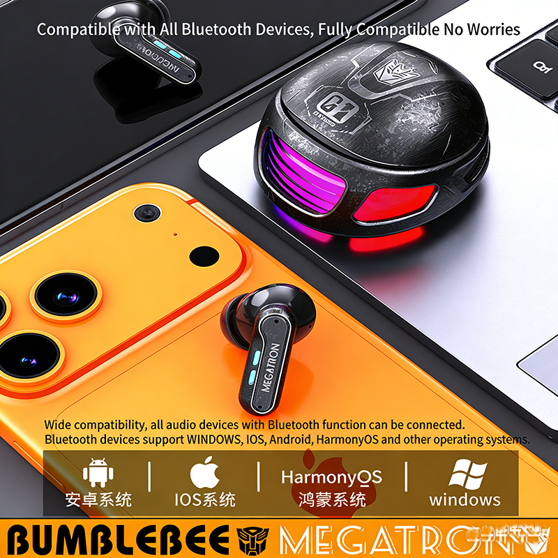 2026 Transformer Bumblebee Gaming Intelligent Noise Reduction TF-T93 ...