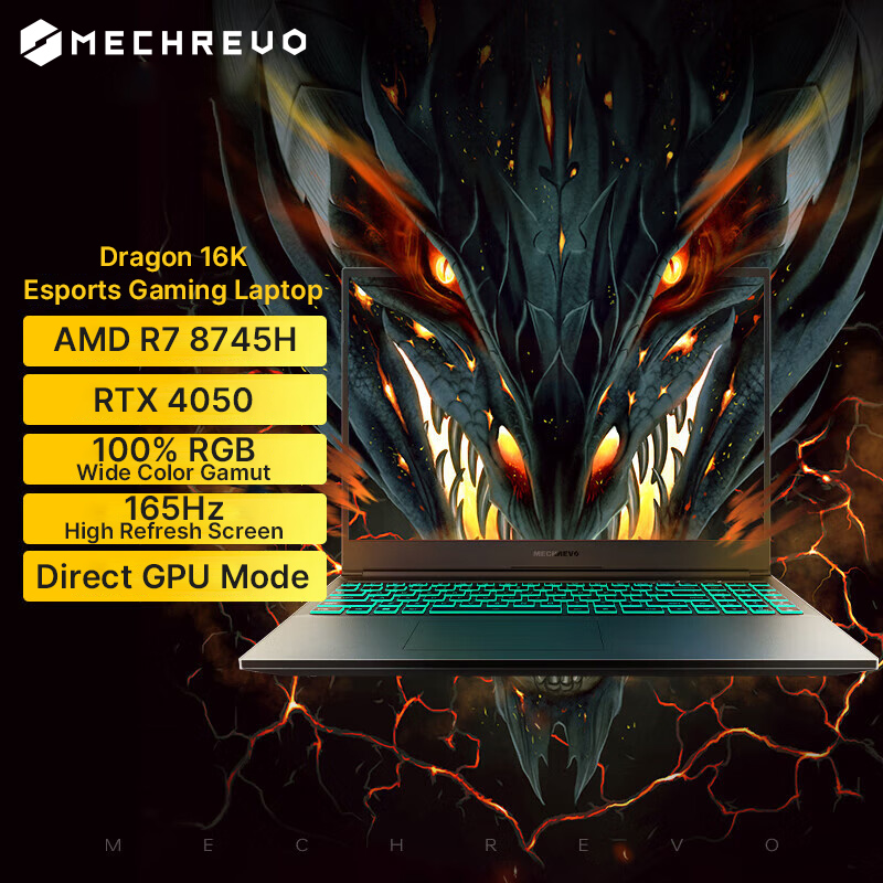 [2 YEARS LOCAL WARRANTY] MECHREVO Gaming Laptop Dragon 16K AMD R7-8745H ...