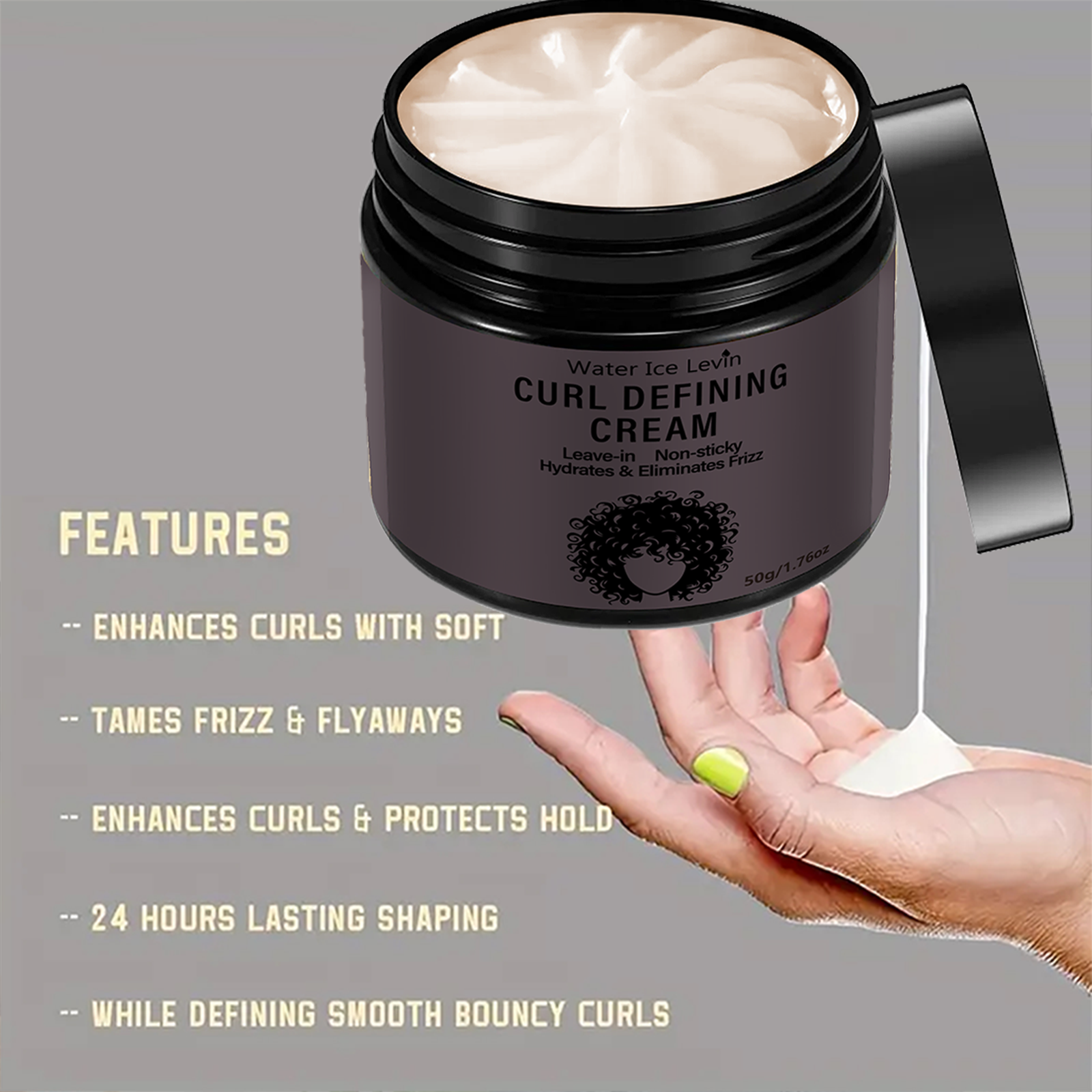 Defining Curl Enhancer Suitable for Wavy and Curly Hair Moisturizing ...