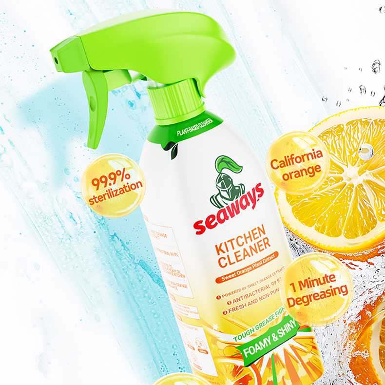 Seaways Kitchen Cleaner 480g Pot Cleaning Spray Oil Stain Remover ...