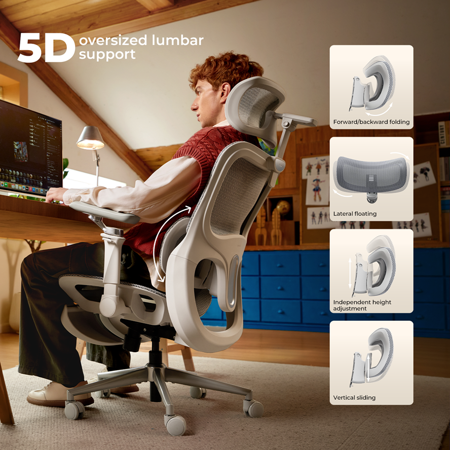 (Ready Stock) Hbada P2 Ergonomic Office Chair Mesh Gaming Chair ...