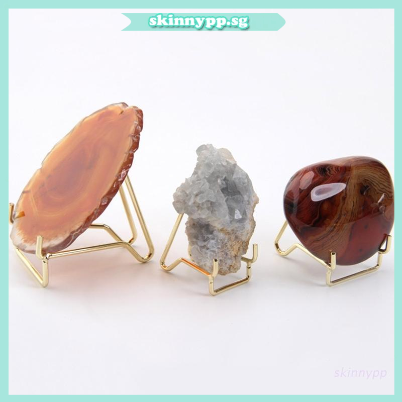 Creative Display Stand Alloy Rack Holder Base Mineral Office Decoration ...