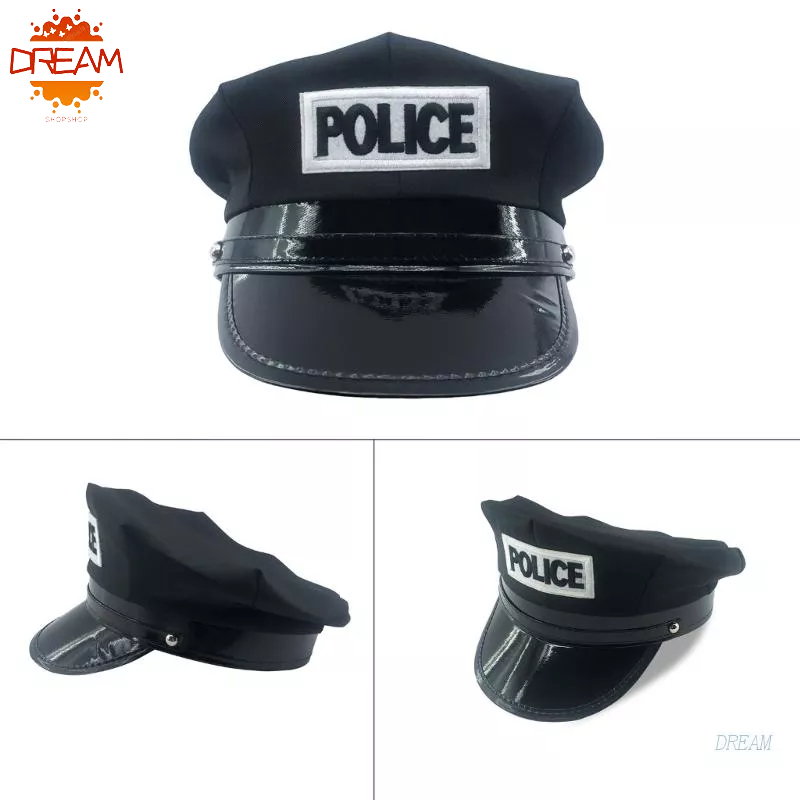 Dream Cosplay Police Cop Hat for Kids Adults Police Party Cosplay ...