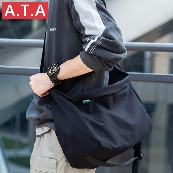 A.T.A Japanese Shoulder Bag Trendy Casual Messenger Male Student Sports ...