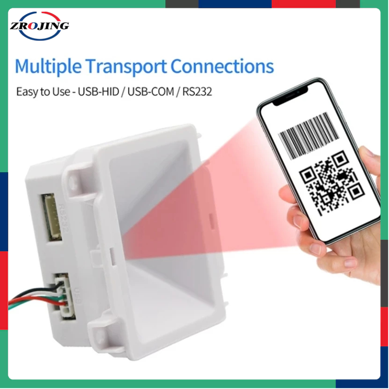 2D Barcode Scanner Bar QR Code Reader USB RS232 Interface Embedded ...
