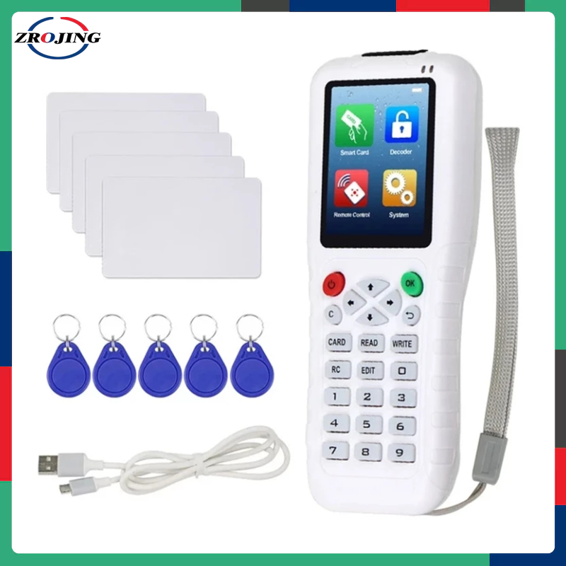 RFID Card Reader Writer 125KHz RFID Copier Duplicator Programmer Clone ...