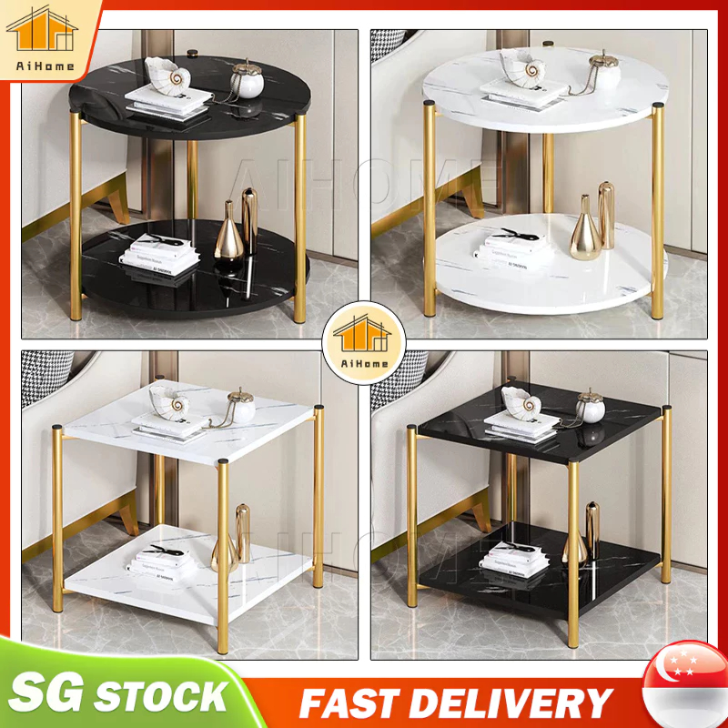 Modern Design Tea Table Round/Square Sofa Side Table Coffee Desk ...
