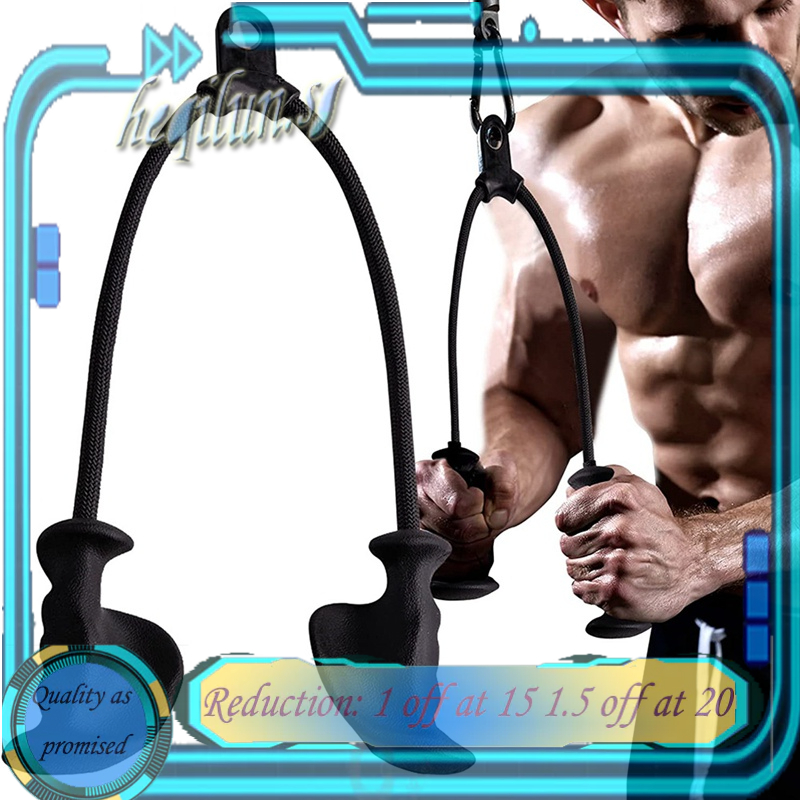 Ergonomic Triceps Rope Pull Down with Anti-Slippery Natural Rubber Grip ...