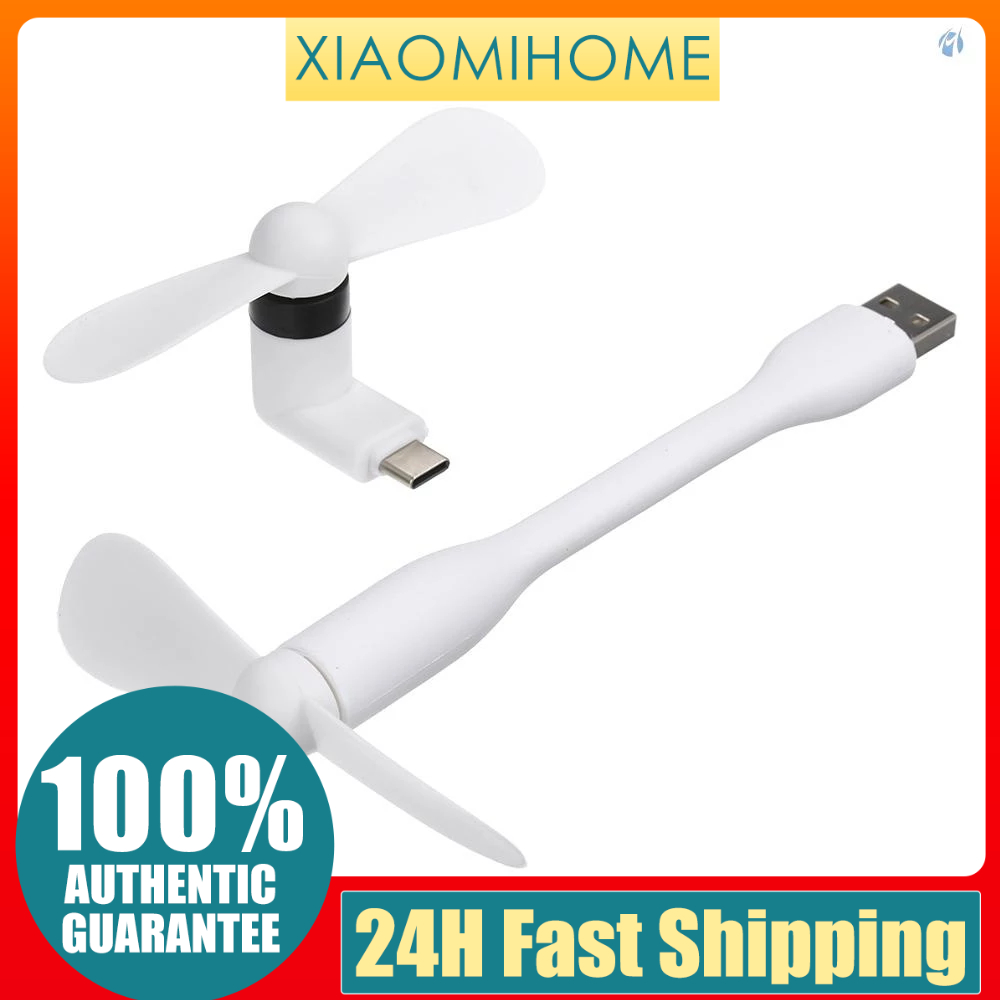 Mini USB Fan + Type-C Phone Fan Portable Cooling Fan Flexible Cooler ...