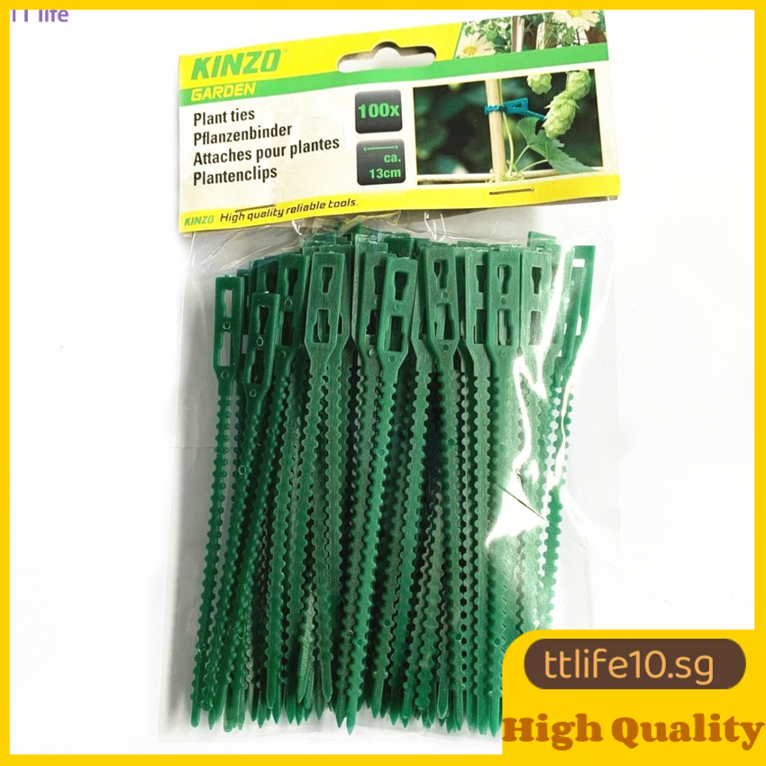 100pcs Reusable 13cm Plastic Plant Support Clips clamps For Plants ...