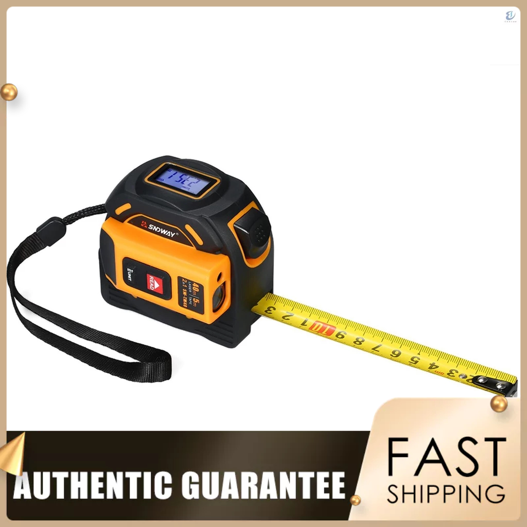 SNDWAY Digital Laser Distance Meter Units Switchable Rangefinder ...
