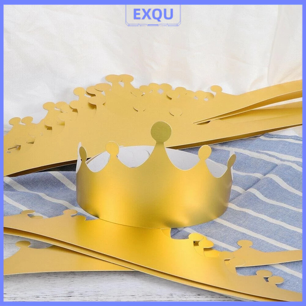 12 PCS Paper Crown Hats Party Supplies for Costume Bridal Shower ...