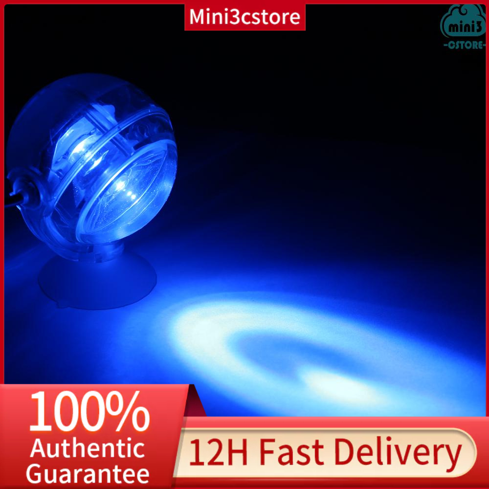 (H06) Aquarium Waterproof LED Spotlight Submersible Light Convex Lens ...