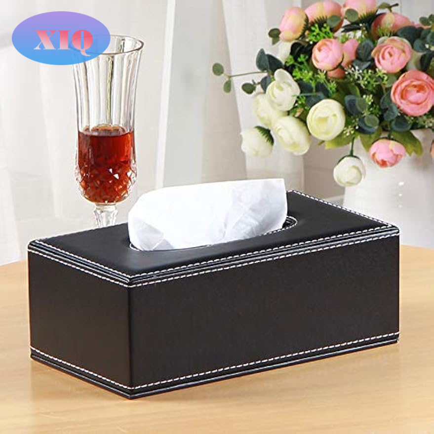 Modern Leather Designer Tissue Organiser Storage Box Holder PU Tissue ...