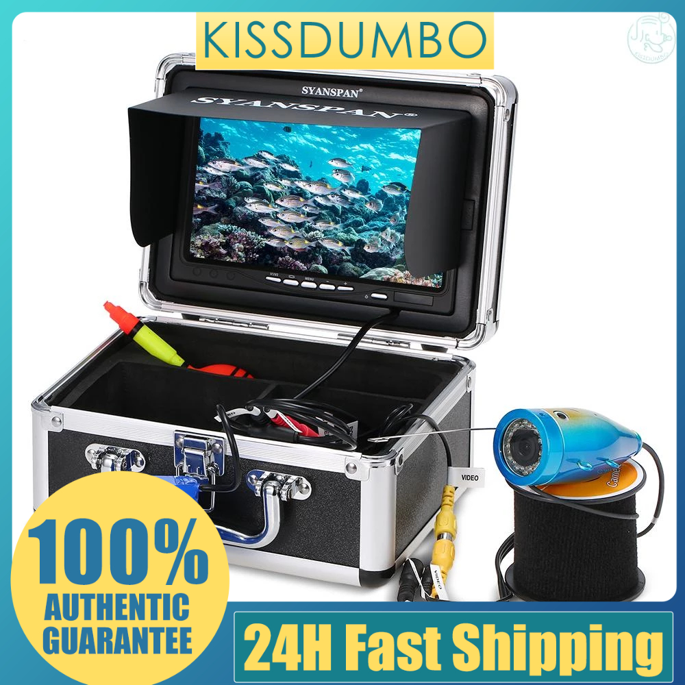 Portable 7" Inch Monitor 1000TVL Waterproof Underwater Fishing Camera ...