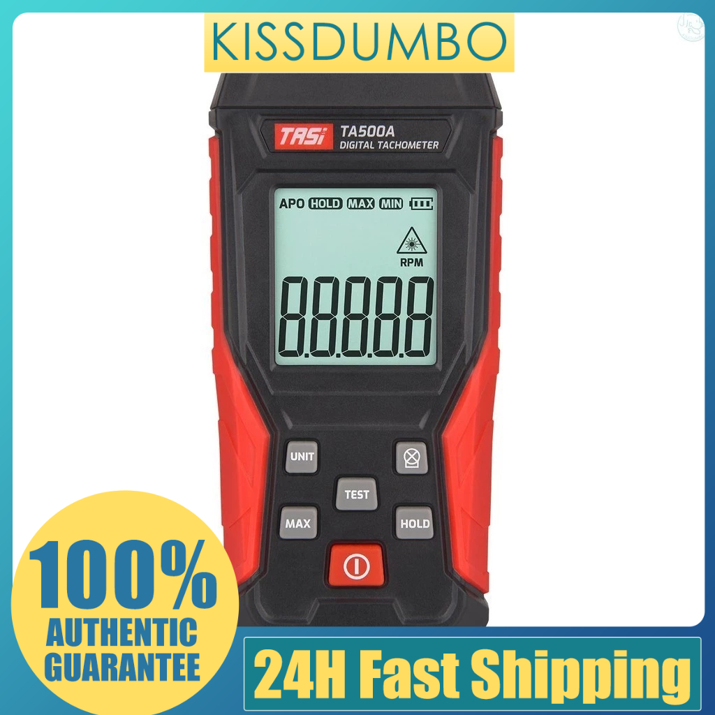 TASI Digital Tachometer Non-Contact Mini RPM Tester Meter LCD Display ...