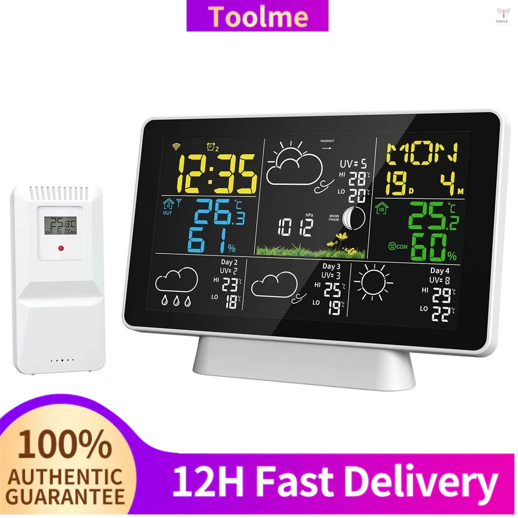 WIFI Weather Station Wireless Indoor Outdoor Hygrometer Thermometer ...