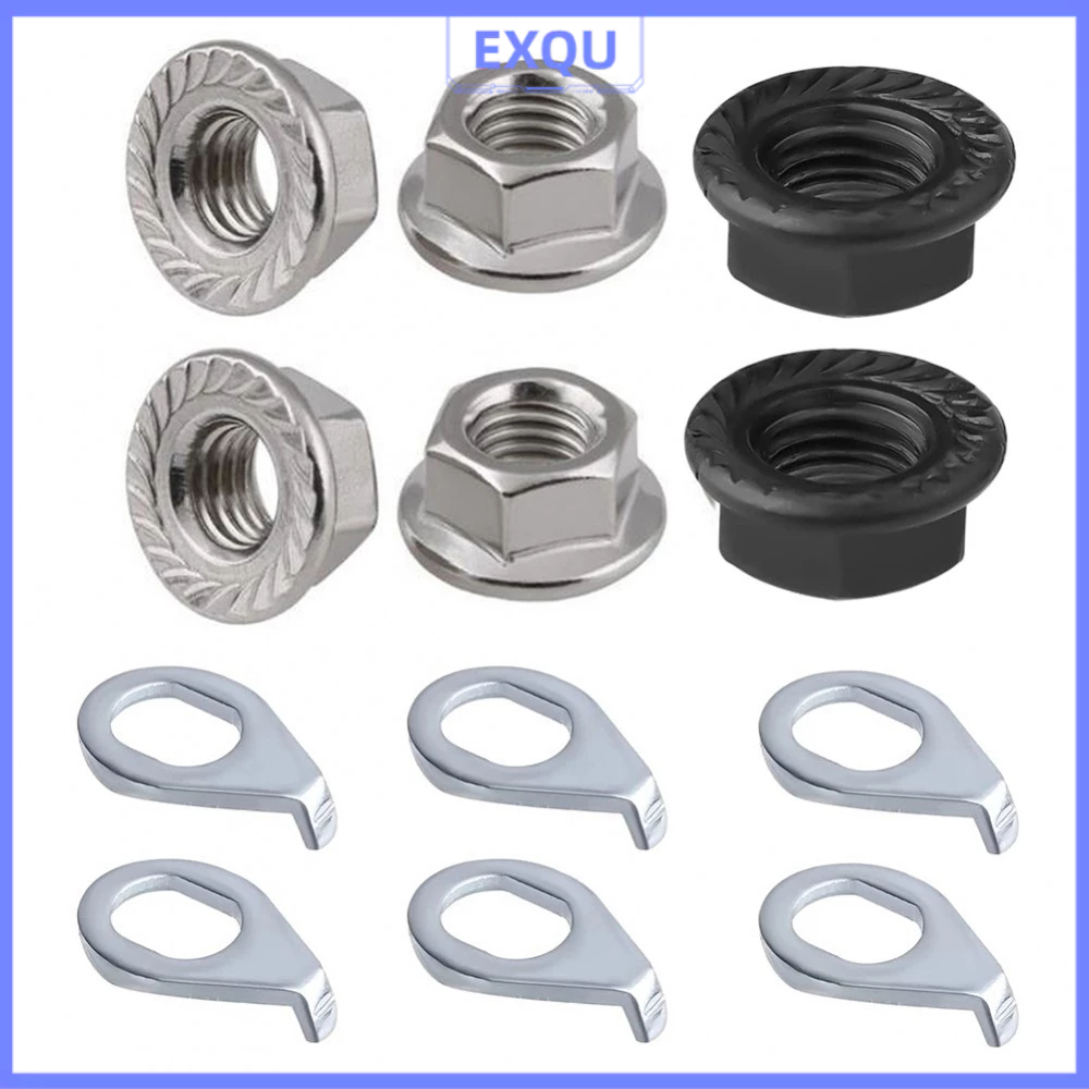 Reliable Bike Hub Motor Nuts and Safety Washer for 12mm Shaft Motors M8 M9 5 M10 | Shopee Singapore