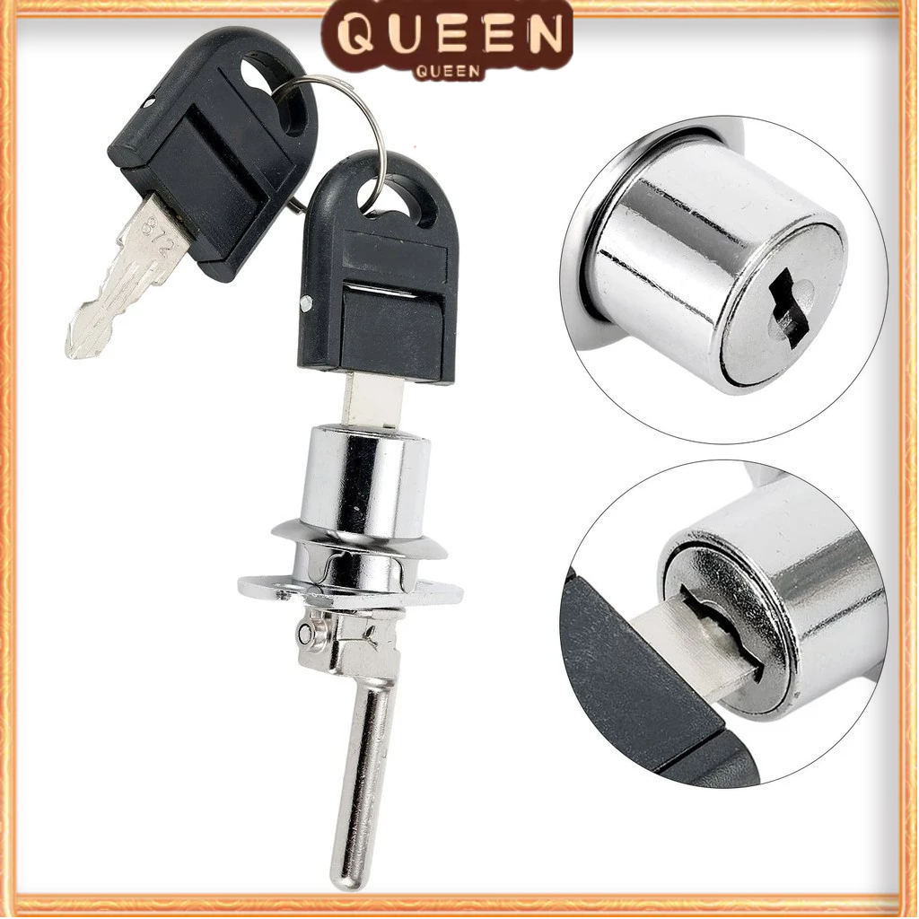⭐QUMMLL⭐ 16/19mm Furniture Desk Draw Pedestal Lock Office Home Filing ...