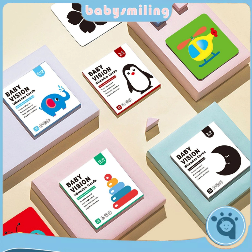 High Contrast Baby Flashcards, Newborn Brain Development Toys, Visual ...