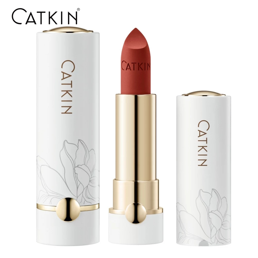 CATKIN Lipstick Long Lasting Carrot Color Brown Waterproof Matt texture ...