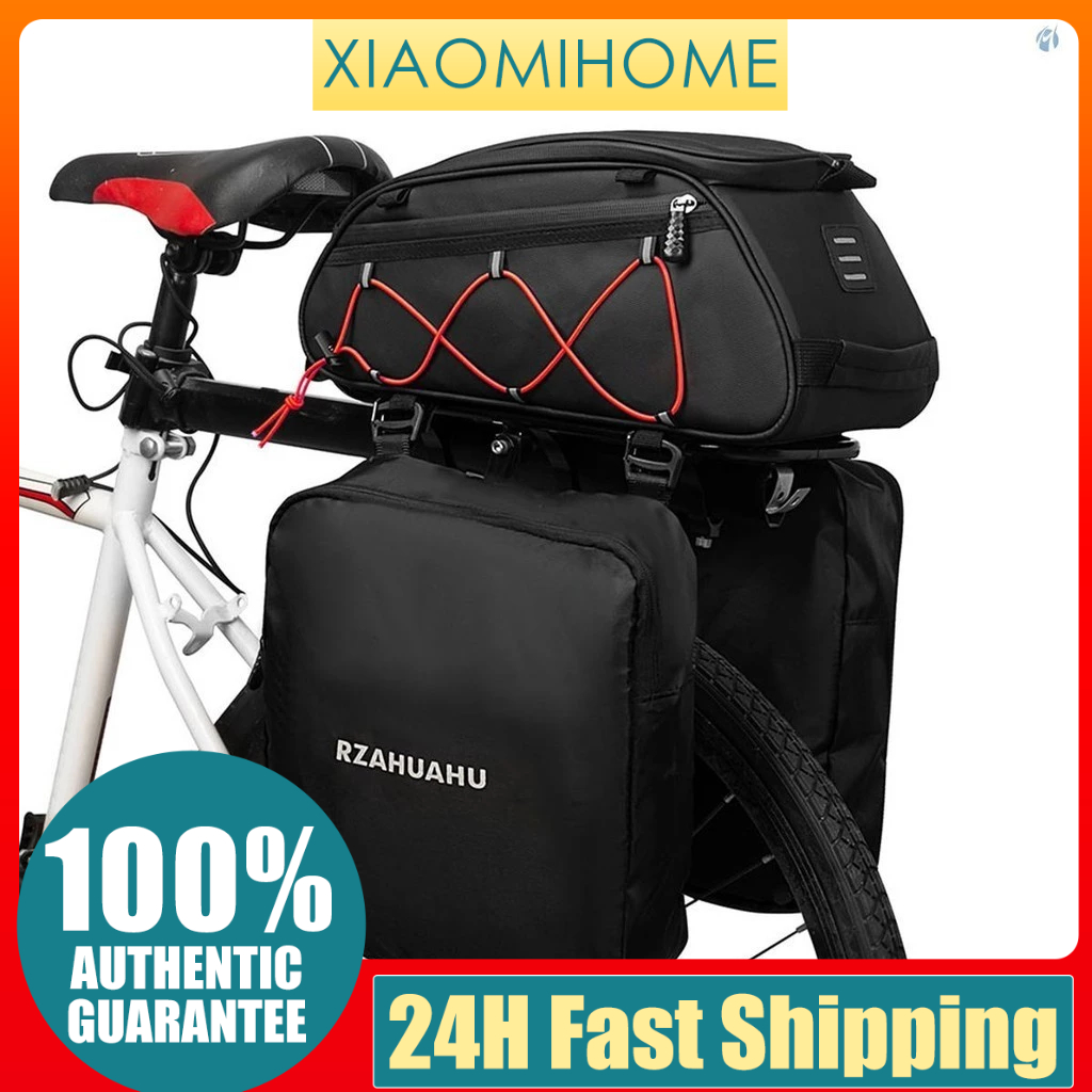 3-in-1 Bike Rack Bag Trunk Bag Waterproof Bicycle Rear Seat Bag Cooler ...