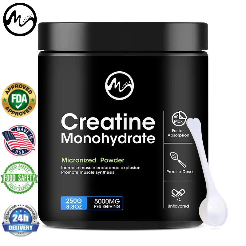 Minch Creatine Powder Creatine Muscle Builder for Men & Women Post ...