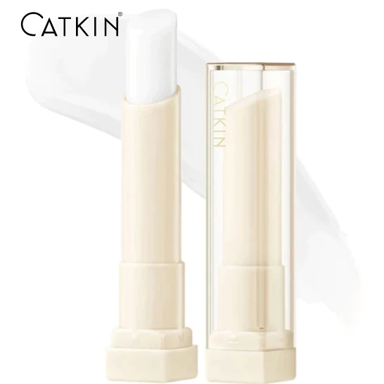 CATKIN Lip Balm Lip Care Beauty Skincare Moisturizing Change Color Plant Ingredients 3.3g ...