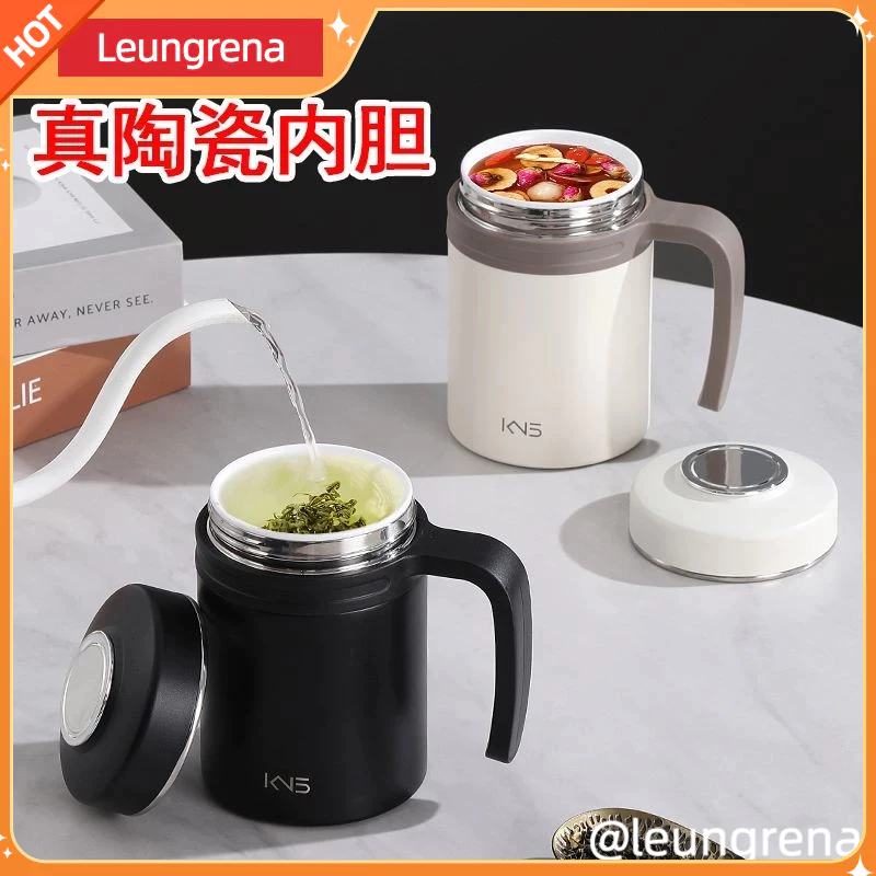 [New Product] High-End Real Ceramic Liner Thermos Cup Office Office ...