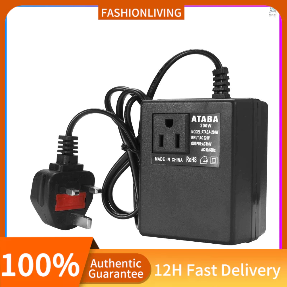 FLS Intelligent Efficient Household 200W AC 220V To 110V Step Down ...