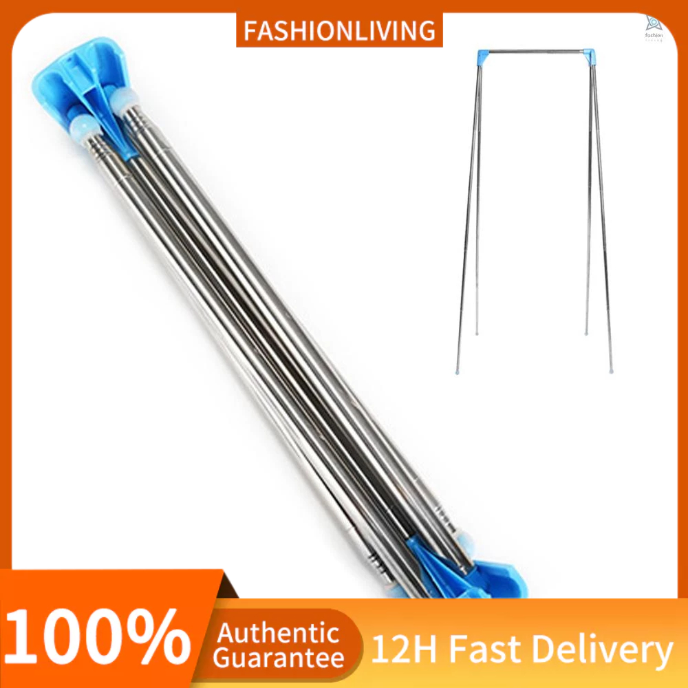 FLS Portable Garment Rack Stainless Steel Foldable Coat Rack ...