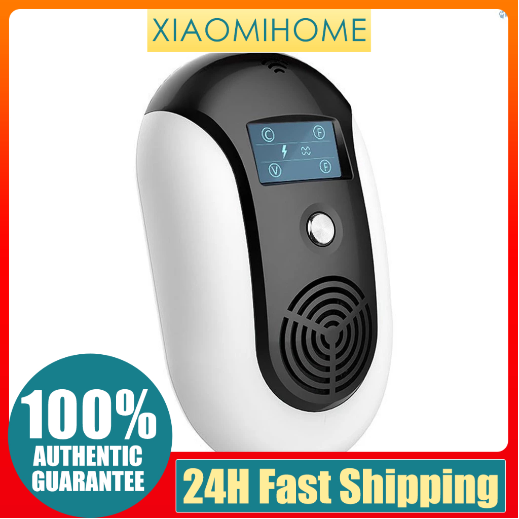 Plug-in Ultrasonic Pest Repellent Portable Electric Mosquito Rat ...