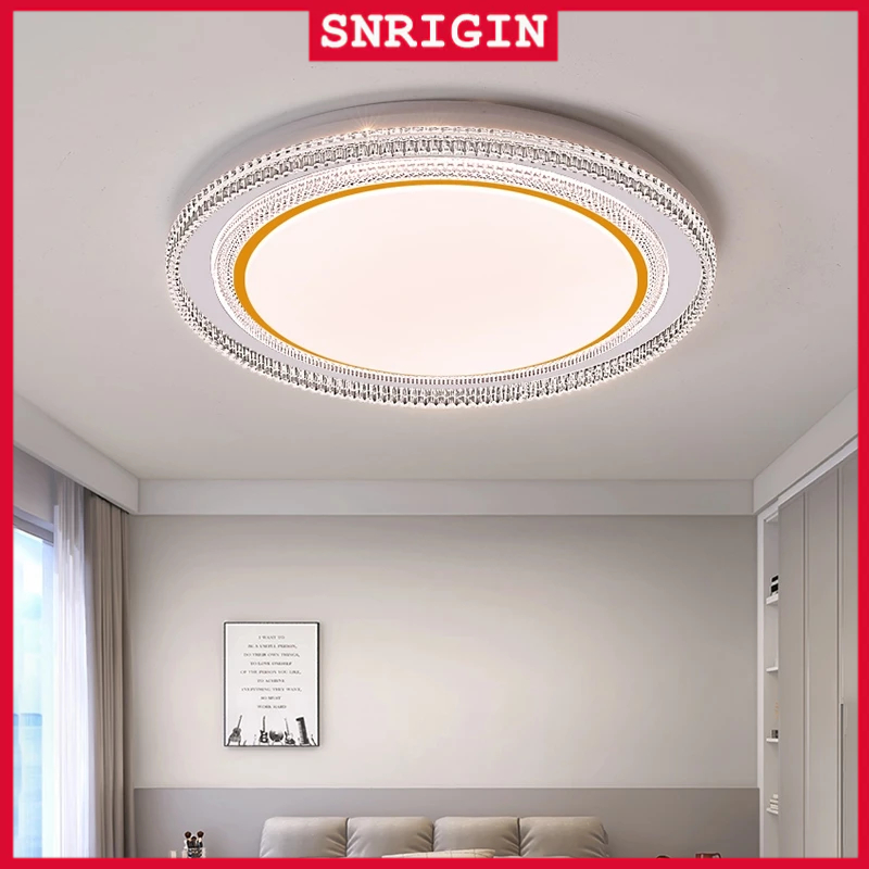 SNRIGIN Luxury Bedroom LED Light Eye Protection High Brightness Easy ...