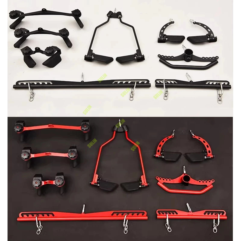 High Pull-Down Handle, Adjustable Angle, Back Training Handle, Barbell ...