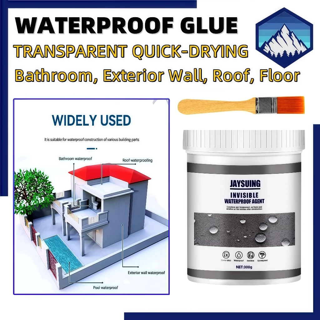 Transparent waterproof glue 300ml Sealant waterproof paint roof ...