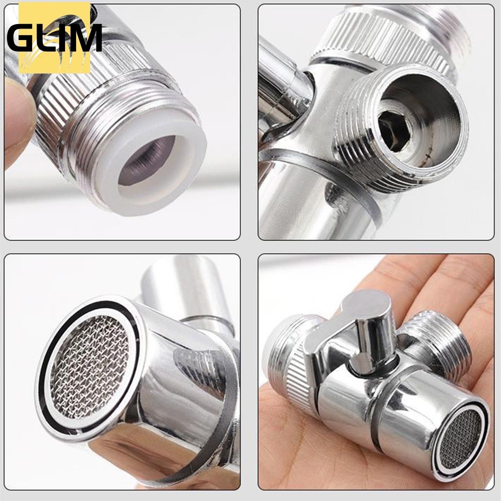 【GLIM】Switch Faucet Adapter Kitchen Sink Splitter Diverter Valve Water ...