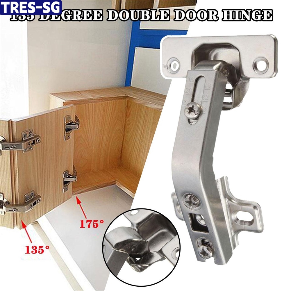 【TRES】Ready Stock 135° Hinge Kitchen Cabinet Hinge Wardrobe Cupboard ...