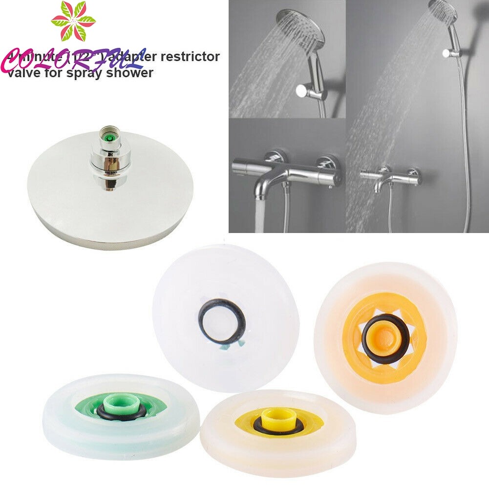 [COLORFUL-Hot] 4PC Shower Head Flow Control Valve Set Water Saver ...
