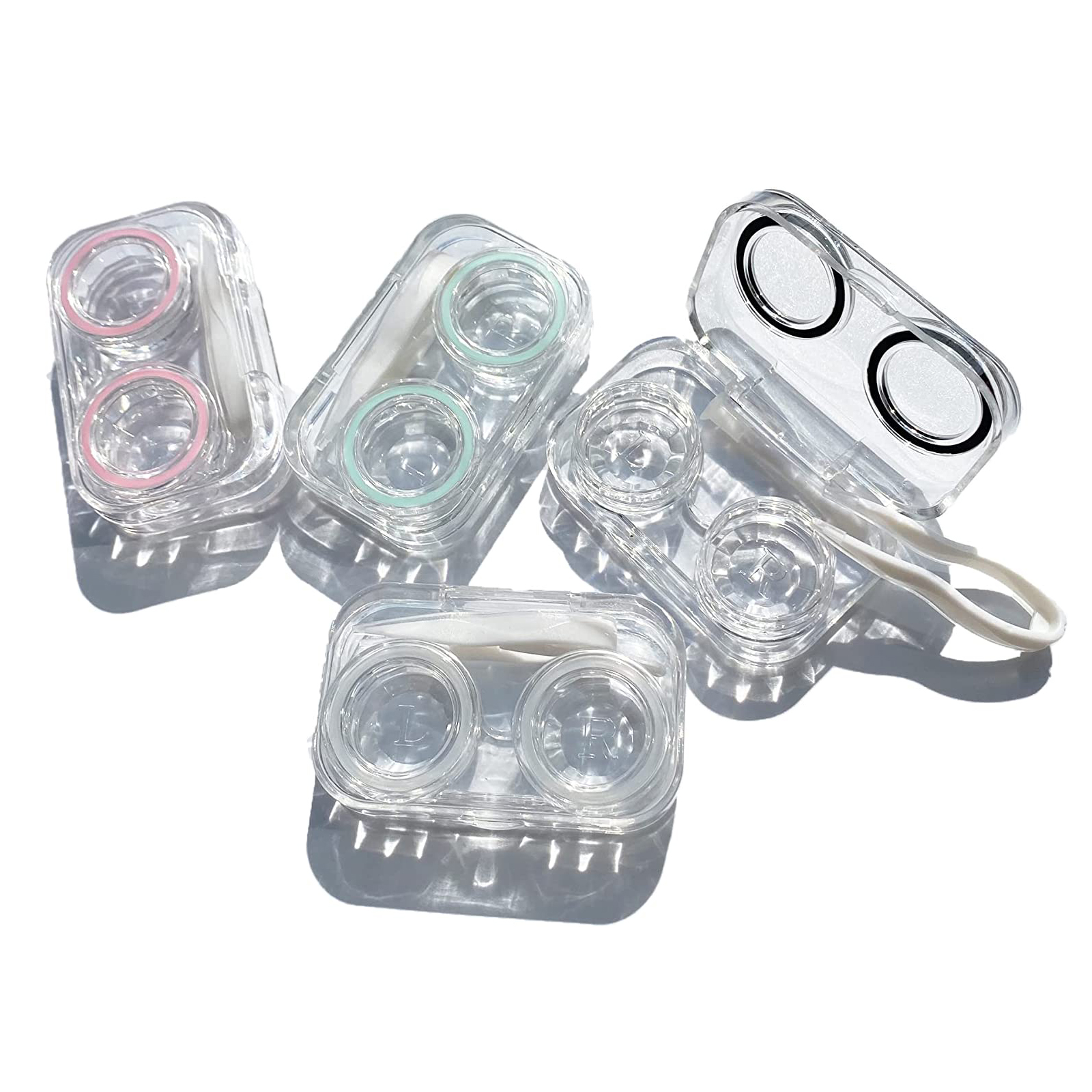 Contact Lens Cases, Colorful Contact Lens Container Holder, Outdoor ...