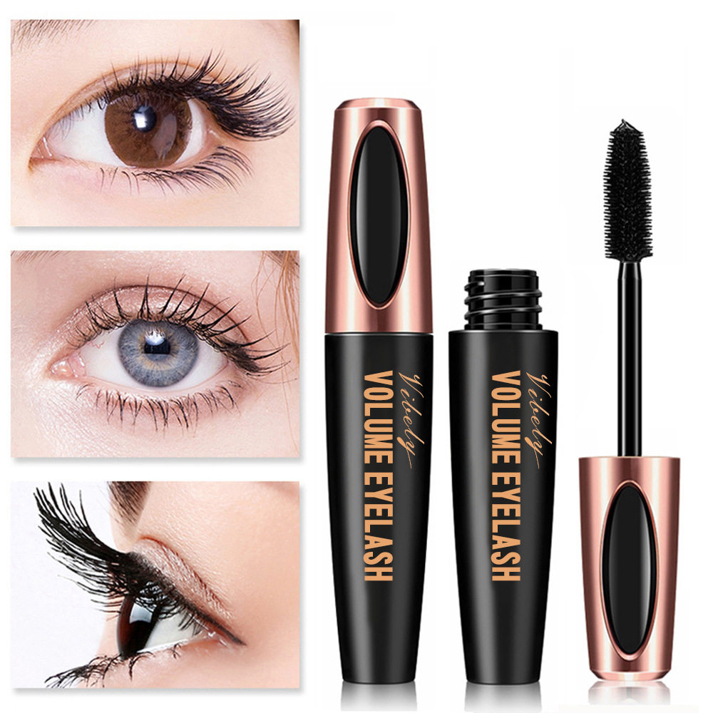 4d Volumizing Thick Curling Mascara Black Waterproof Non-Smudge Long ...